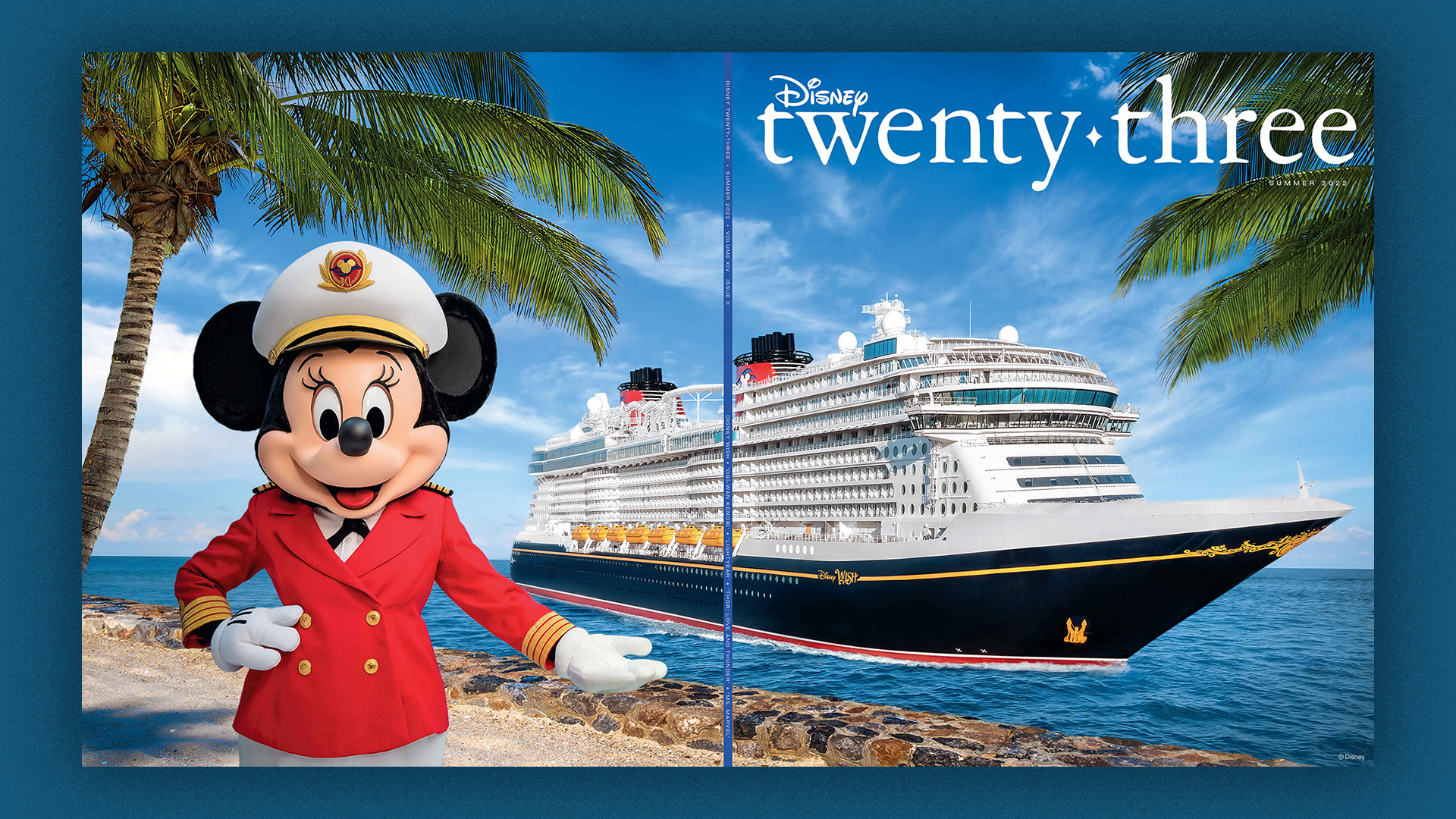 Summer 2022 issue of ‘Disney twenty-three’ magazine covers the DISNEY ...