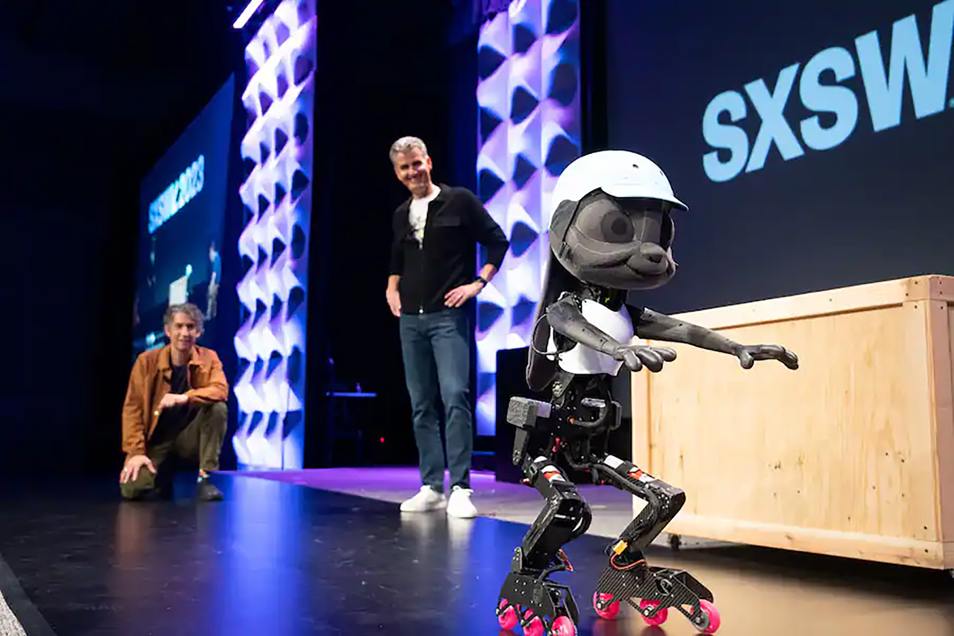 Somersaulting Disney robot that can fall and get back up unveiled at ...