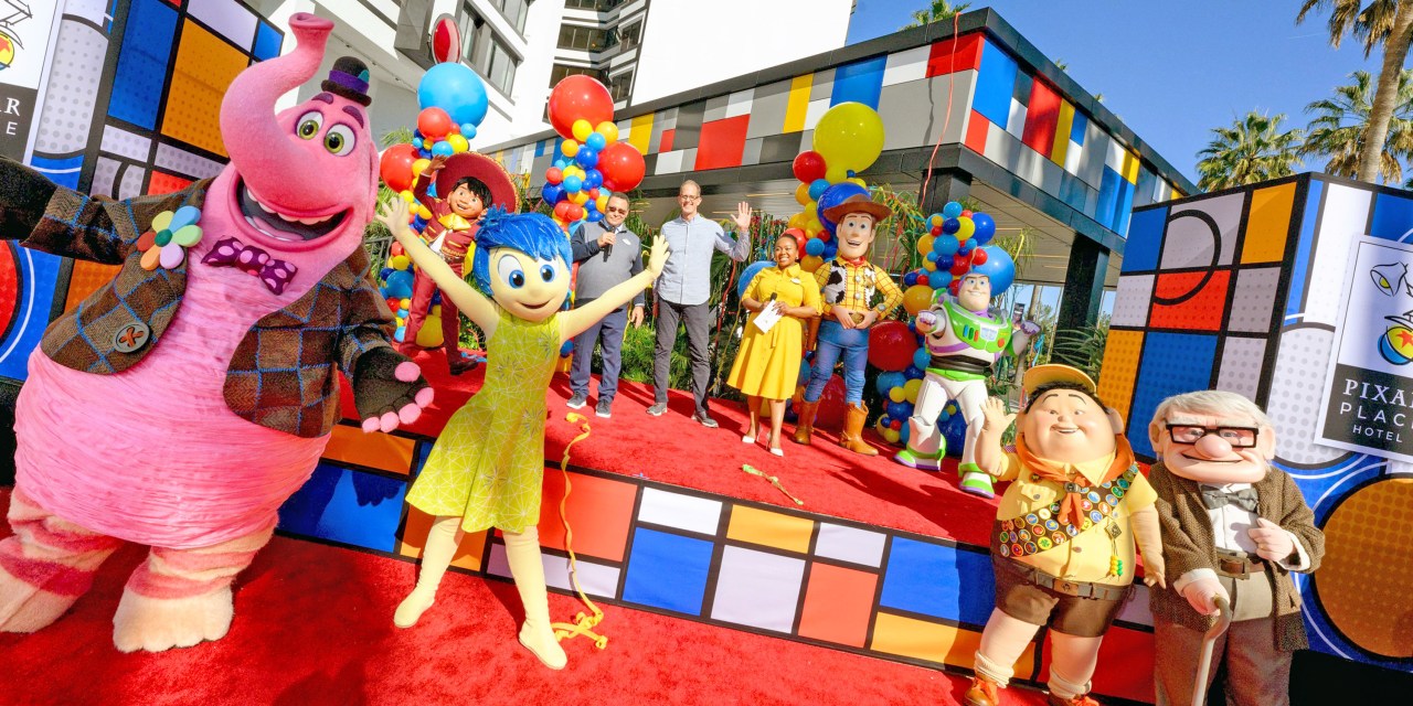 NOW OPEN! Pixar Place Hotel opening day dedication featured Pete Docter ...
