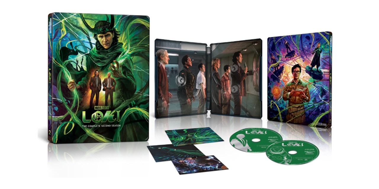 LOKI: The Complete Second Season Steelbook 4K UHD and Blu-ray release, Dec. 3, 2024 | MouseInfo.com
