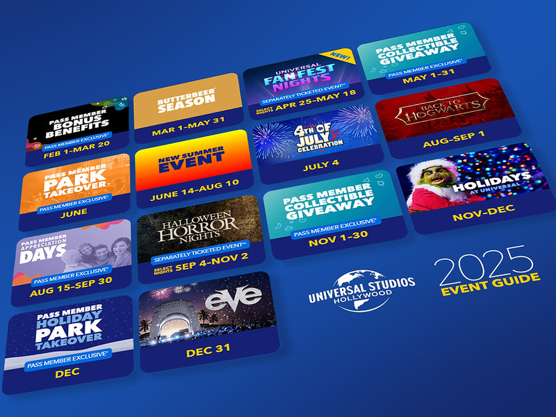 Universal Studios Hollywood 2025 event calendar is a slate full of fun ...