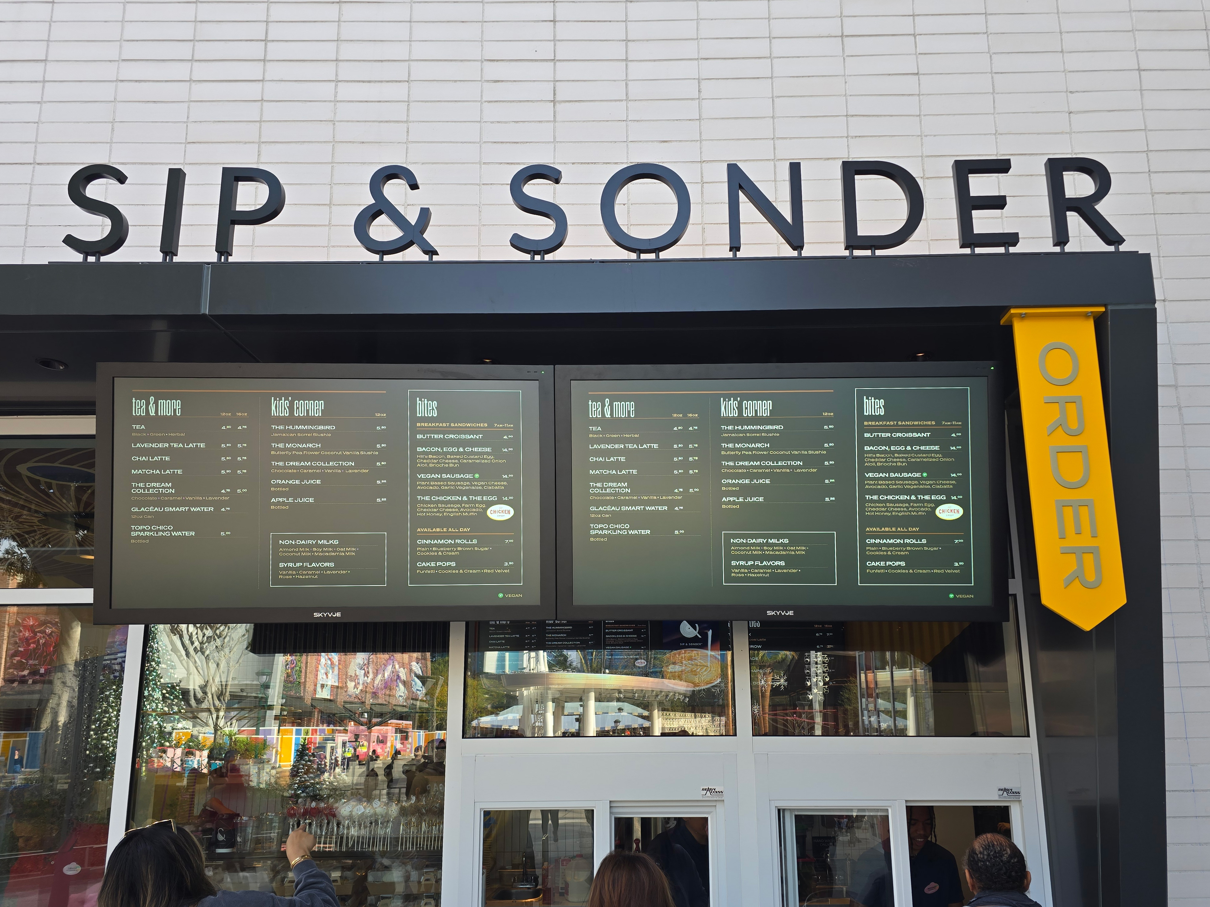 Full menu (with prices) for Sip & Sonder at Downtown Disney Parkside ...