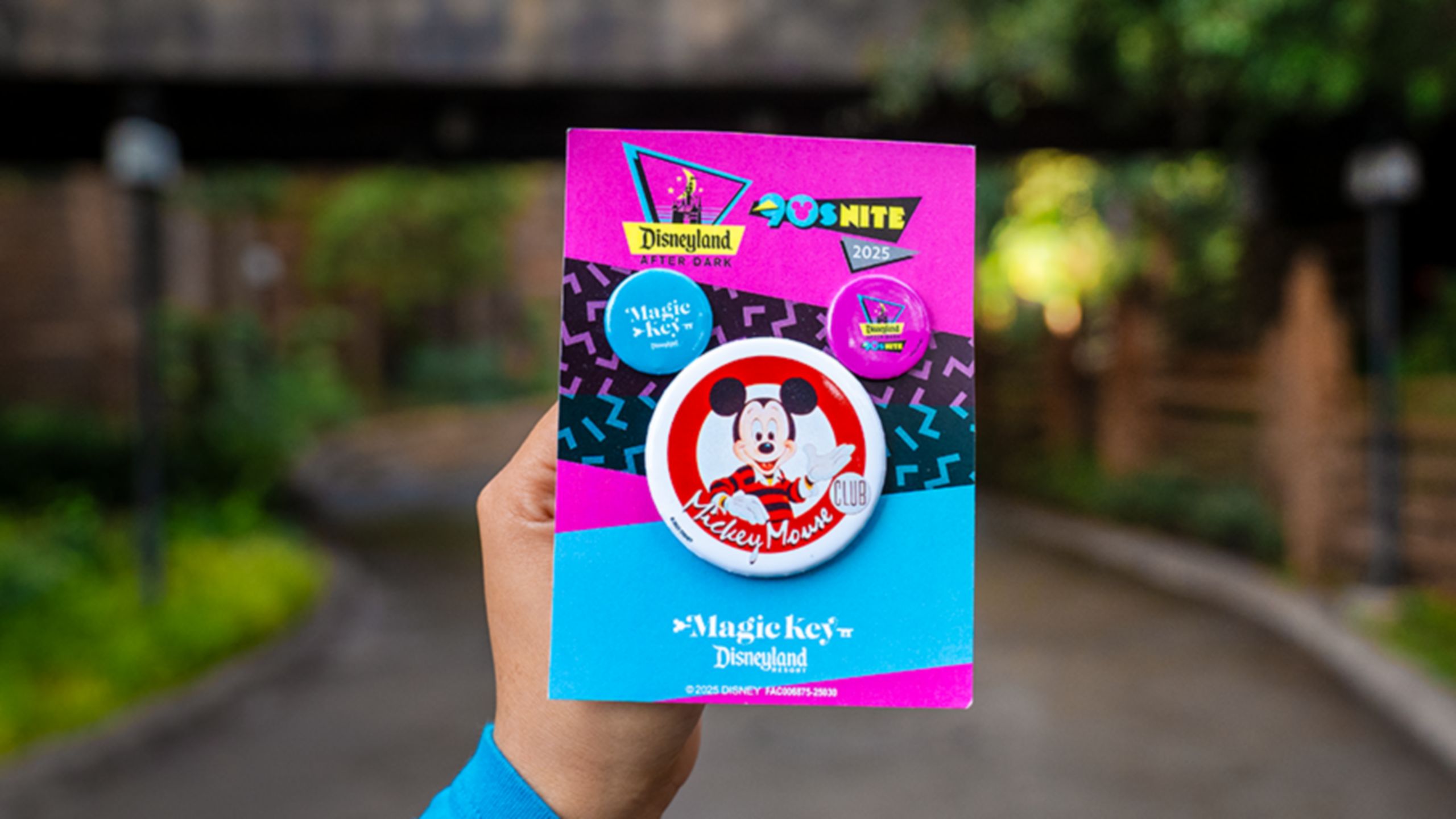 MAGIC KEY PERK: Free collectible button set for 2025 90s’ Nite, Disneyland After Dark ...