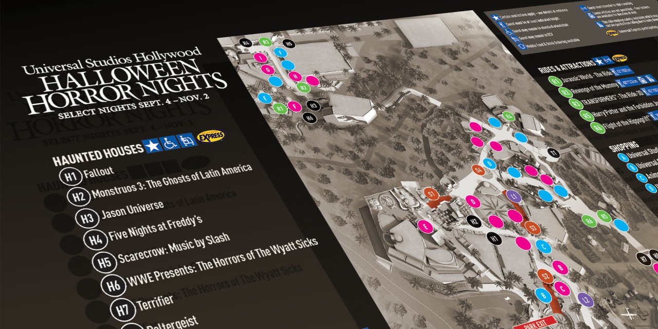 EVENT MAP: 2025 Hollywood Halloween Horror Nights — what to know ...