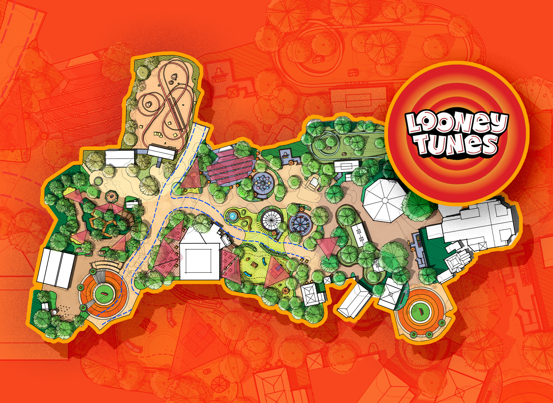 Looney Tunes Land re-imagining coming to Six Flags Magic Mountain ...