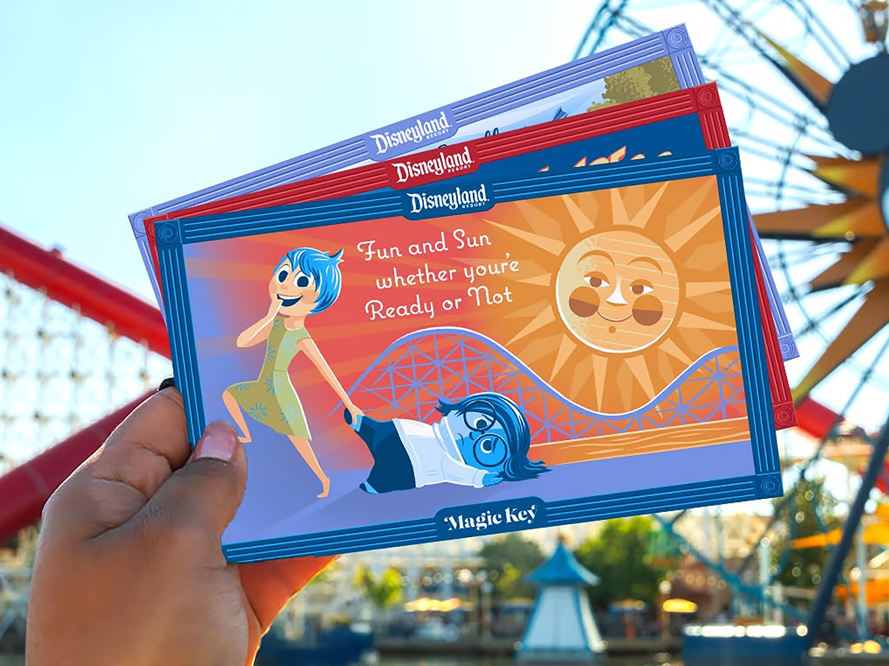 Magic Key Perk: Free postcard magnet set at DCA 25th Anniversary ...